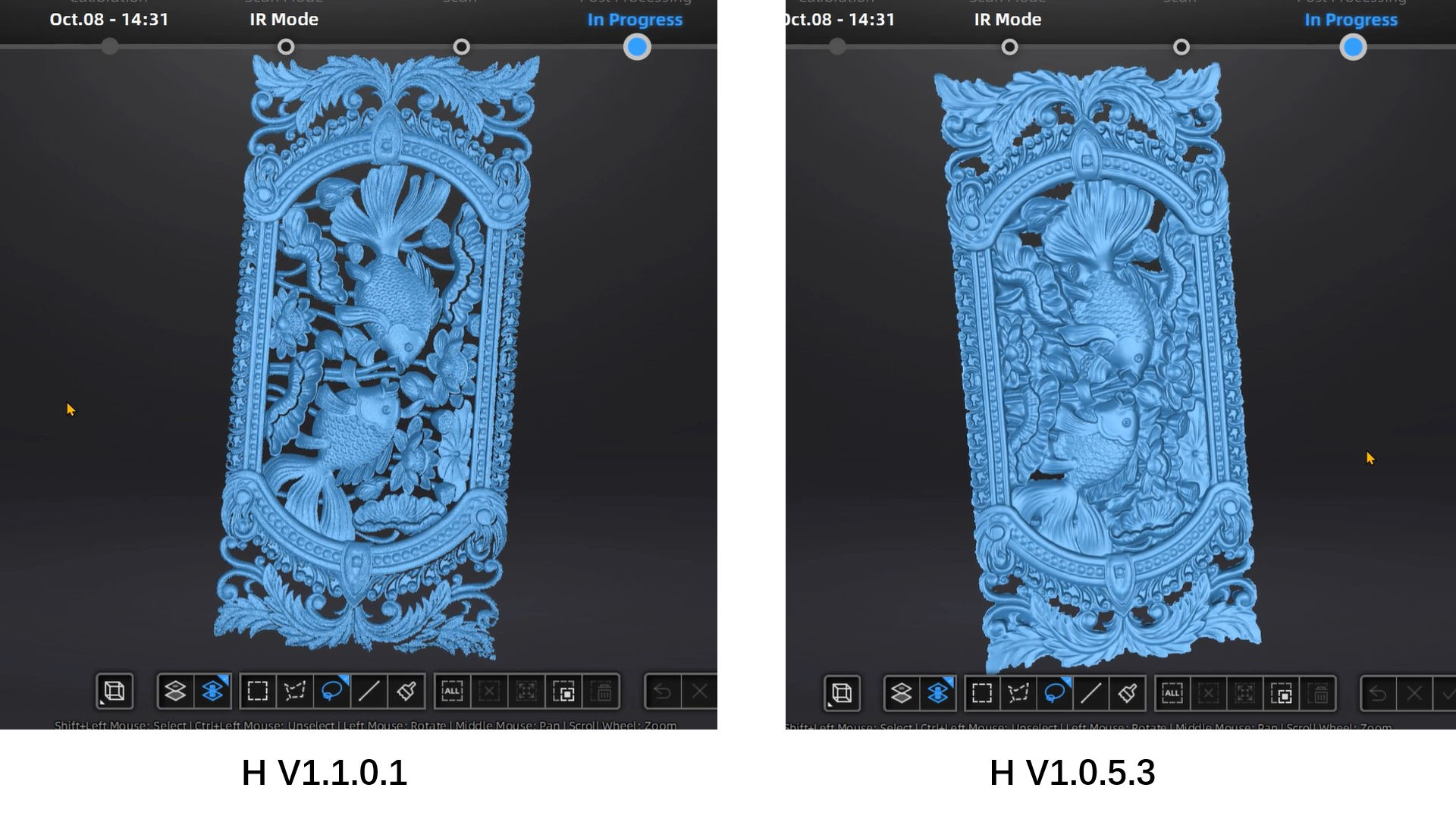 EXScan H V1.1.0.1 - Nâng cấp đắt giá cho trải nghiệm quét 3D - 3DS