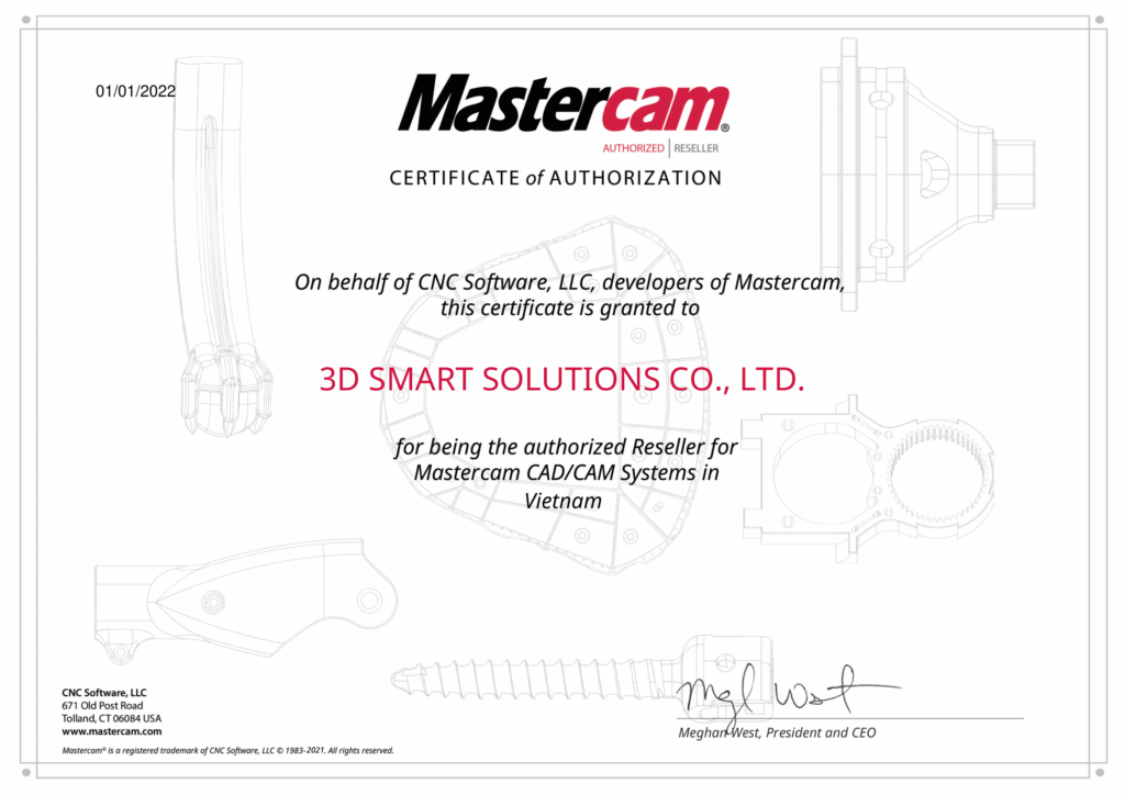 Mua bản quyền Mastercam giá ưu đãi - 3D Smart Solutions
